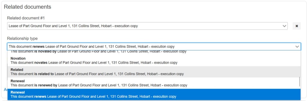 New Store & Track related documents feature – ConMoto Group